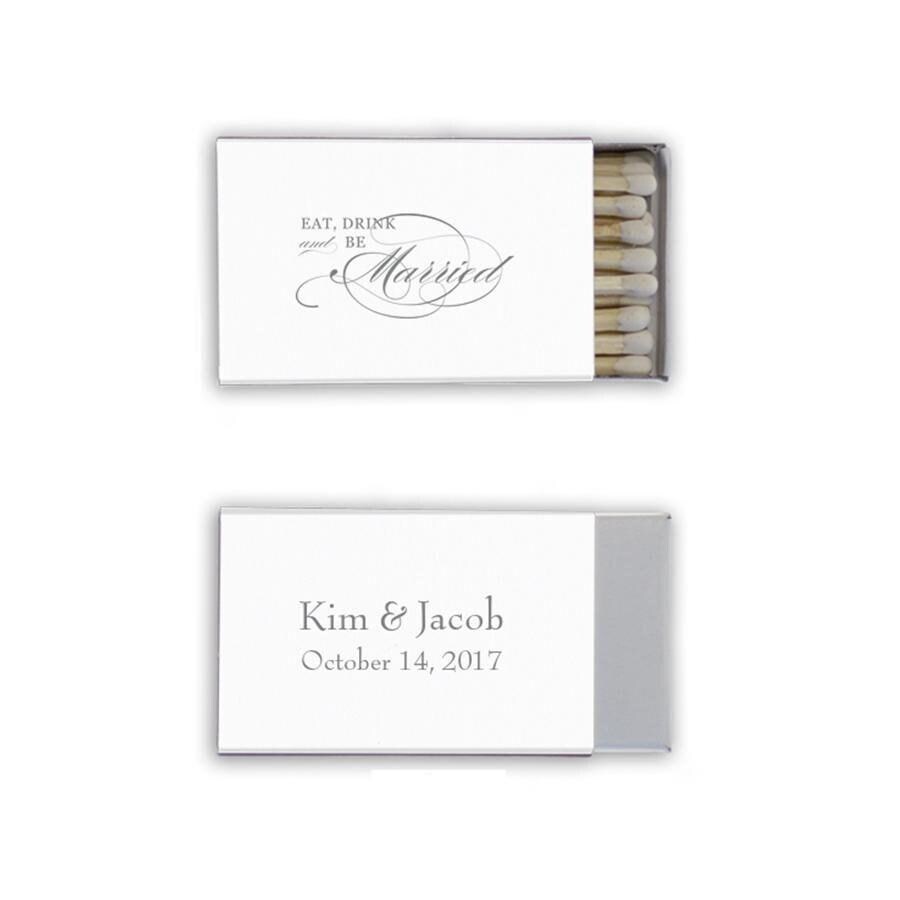 Personalized Monogram Wedding Matchboxes, Matches, Personalized Wedding ...