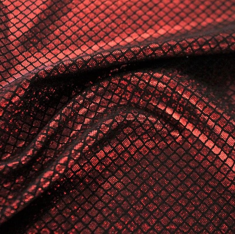 1 Yard Illusion Foil Printed Spandex Fabric 4 Way Stretch 58 60 inch ...