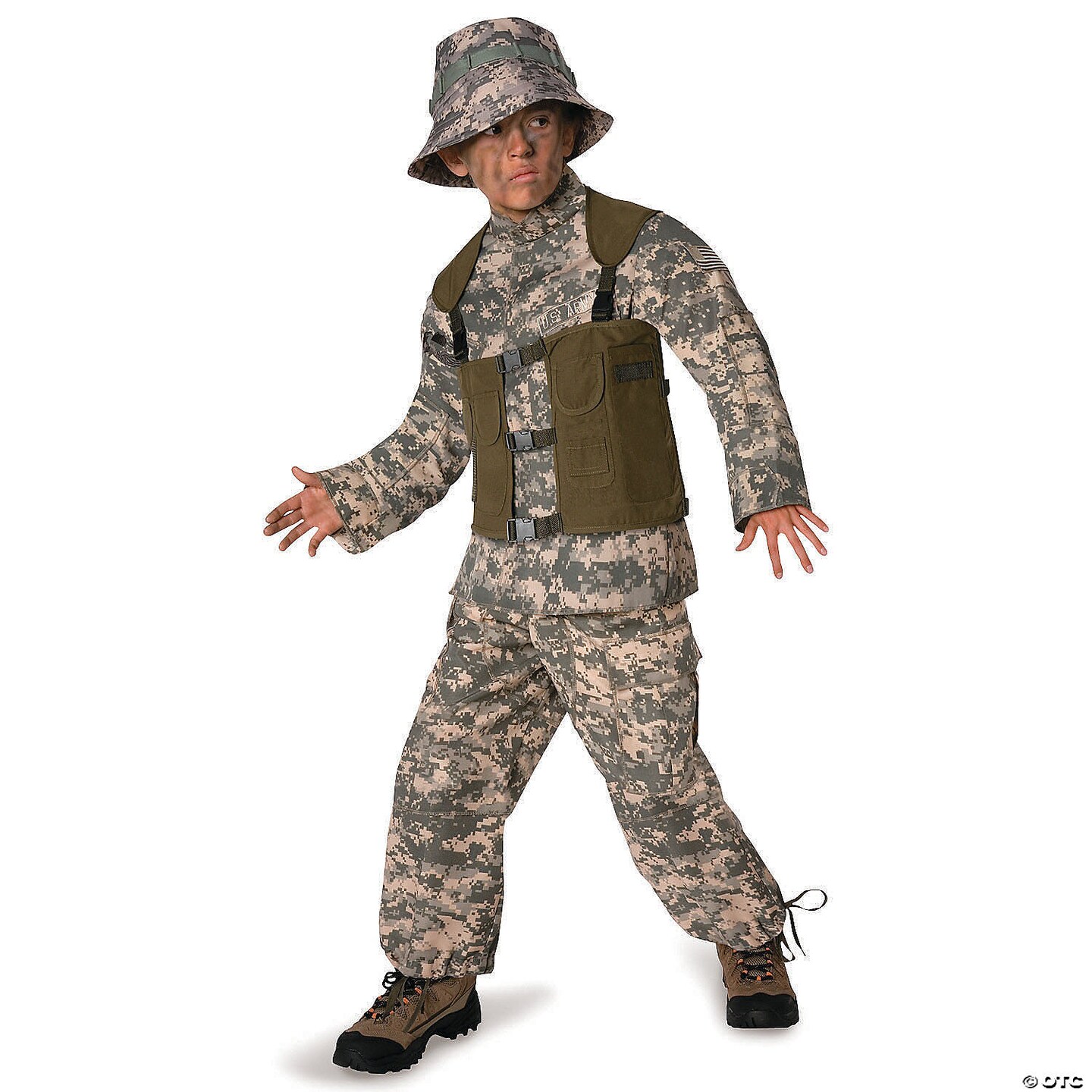 Unisex Soldier Costume Delta Force Camouflage Outfit for Boys and Girls ...