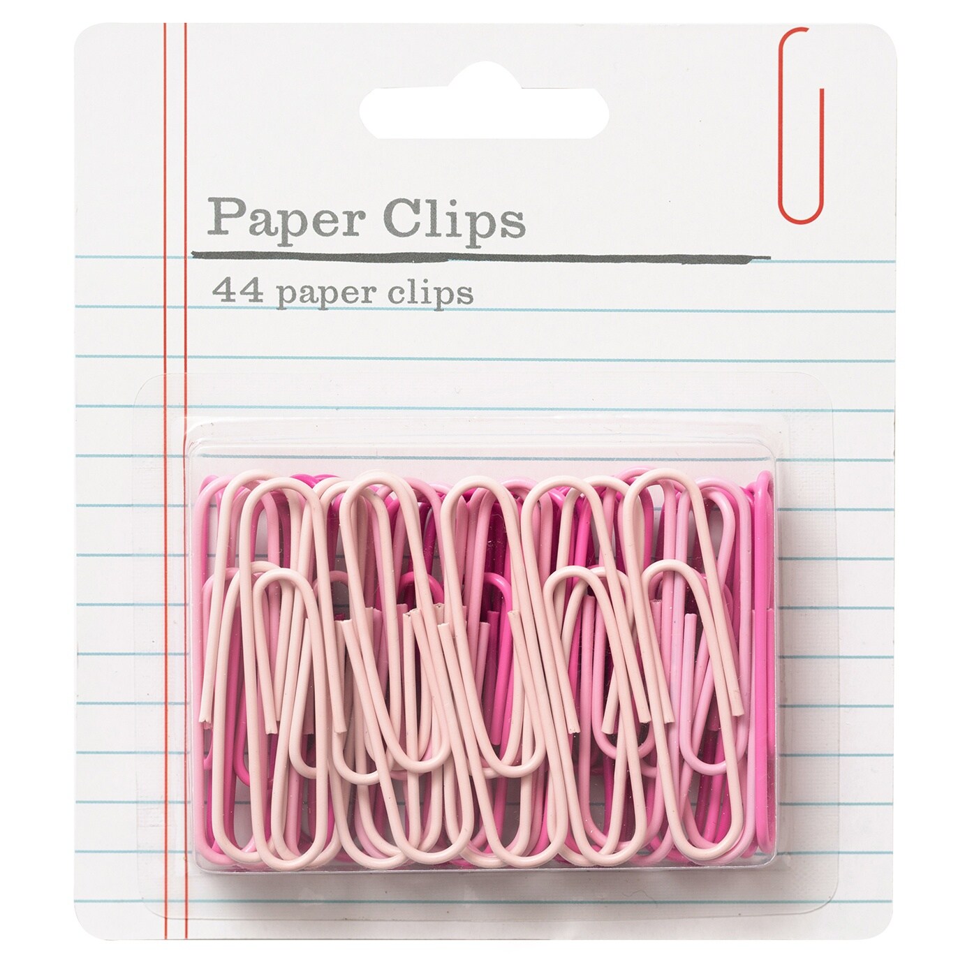 American Crafts Paper Clips 44/Pkg-Assorted Pink | Michaels