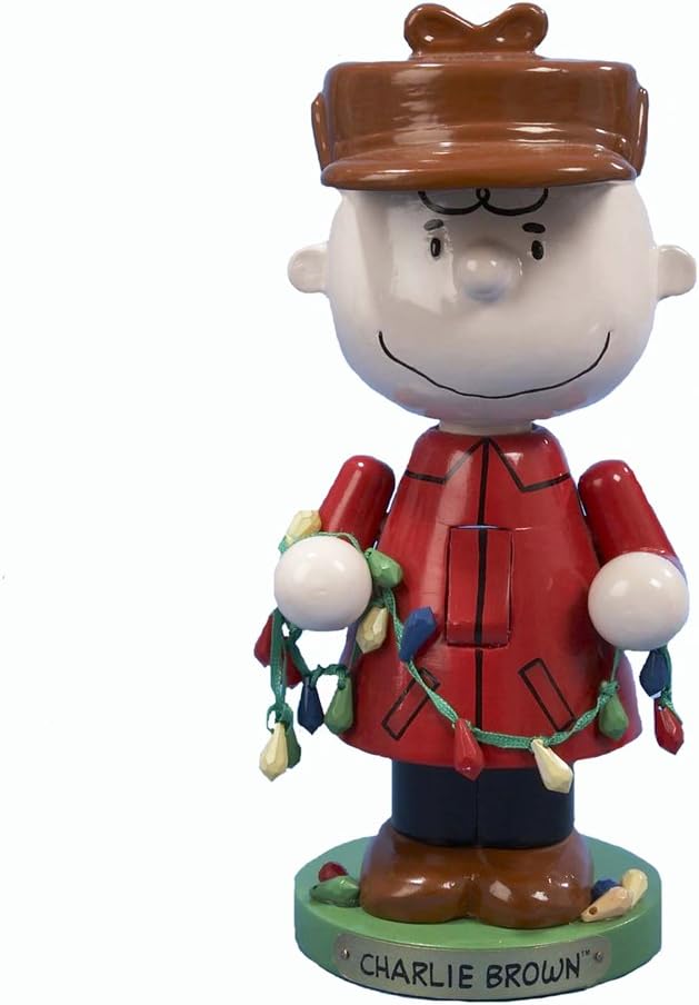 PEANUTS Nutcracker, Red/Brown/Green | Michaels