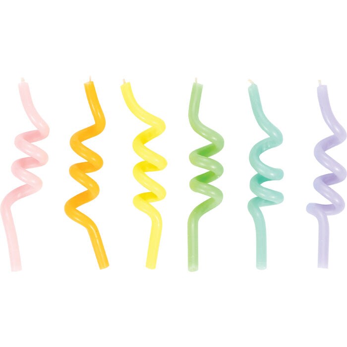 72 pc Bulk Pastel Crazy Curl Candles | Michaels