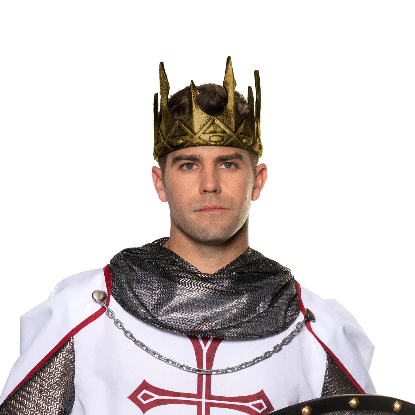 King's Silver Crown Foam Adult Costume Accessory, Color: Multicolor ...
