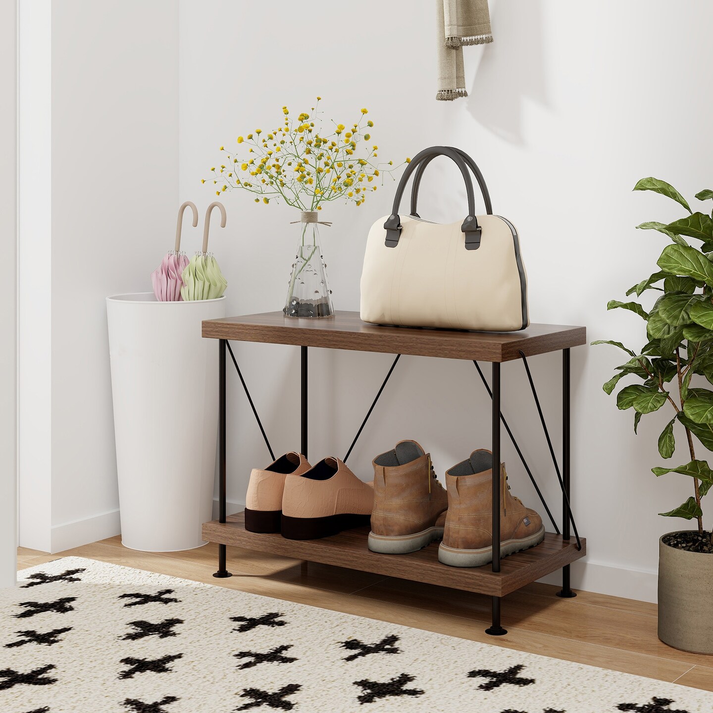 Multipurpose Display Rack with Metal Frame-2-Tier | Michaels