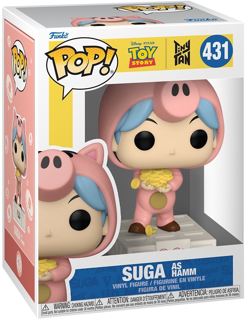 BTS - FUNKO POP! Rocks: BTS Toy Story x Tiny TAN - Suga As Hamm [COLLECTABLES] Vinyl Figure ...