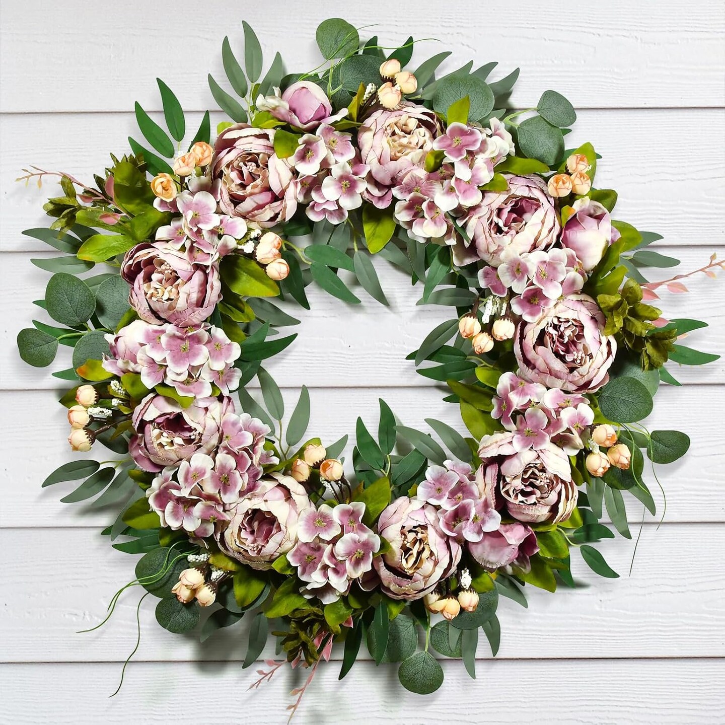 Peony Wreath with Hydrangea Spring Floral Wreath | Michaels