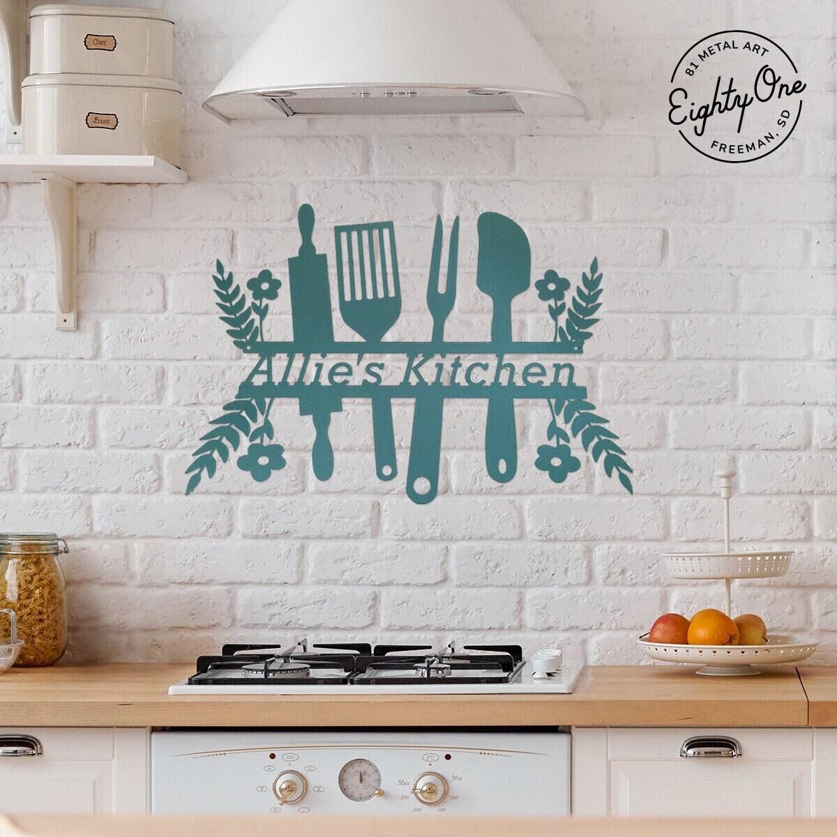 Custom Metal Kitchen Sign 18 to 24 Inches Wide | MakerPlace by Michaels