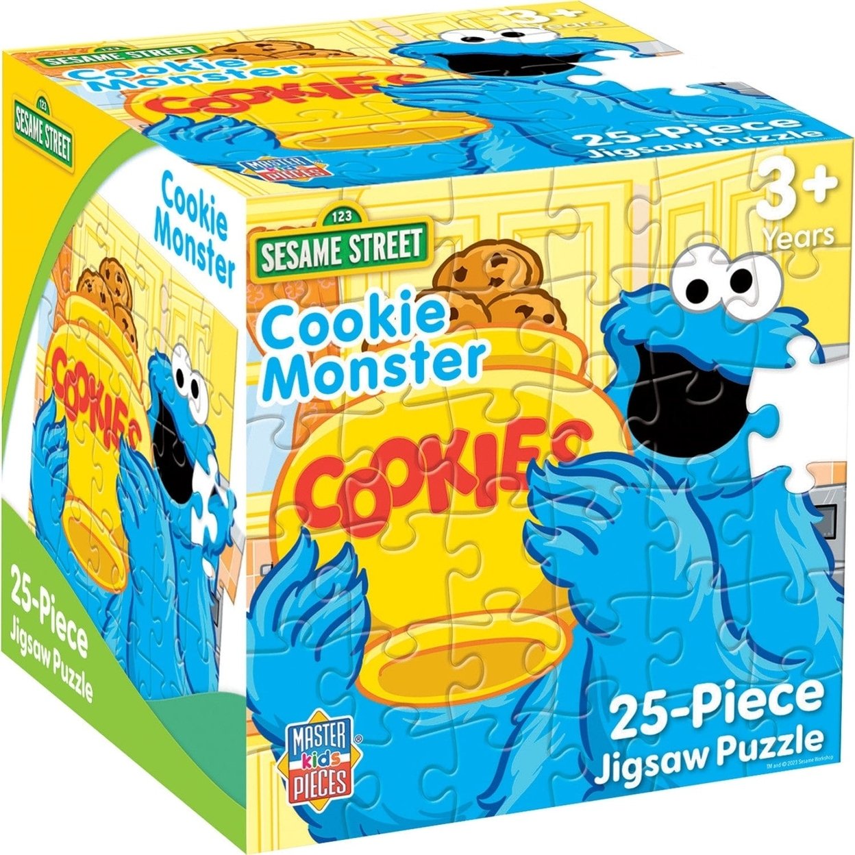 Sesame Street Cookie Monster Jigsaw Puzzle 25 Pieces 10X10 Collectible ...