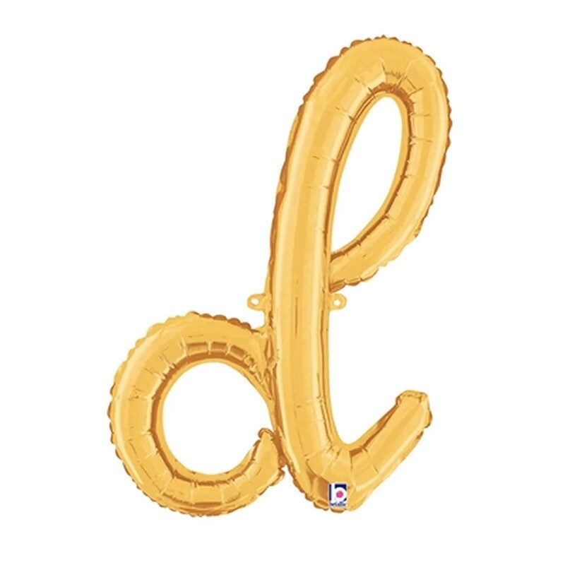 Betallic® 24 inch Script Letters Gold Air Fill Only | Michaels