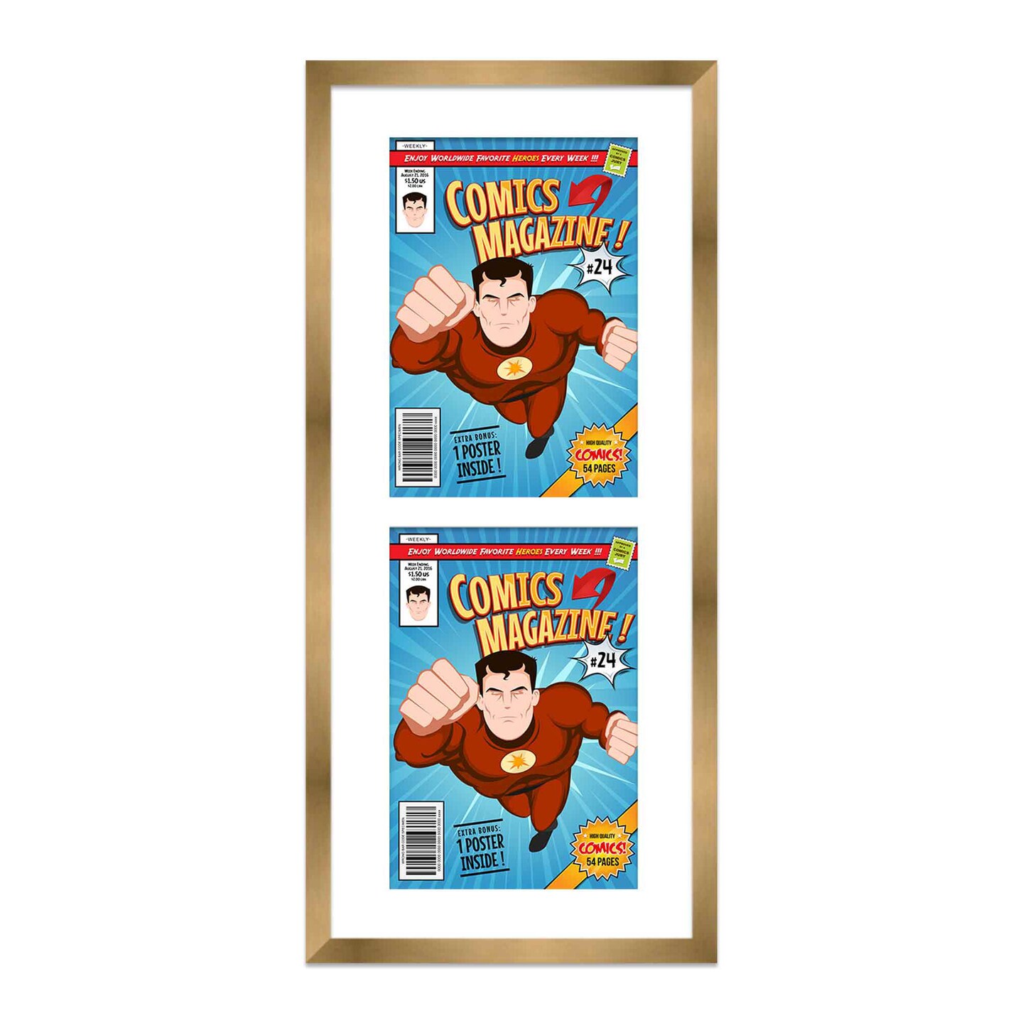 Comic Book Display Frame for Golden Age Comics Published Between 1938 ...