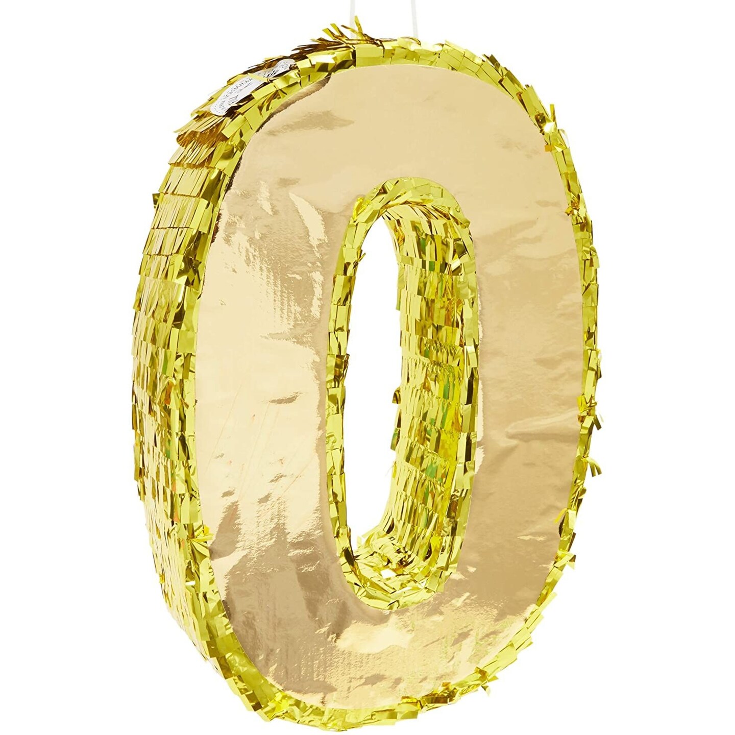 Gold Foil Number 0 Pinata for All Birthday Party Decorations ...