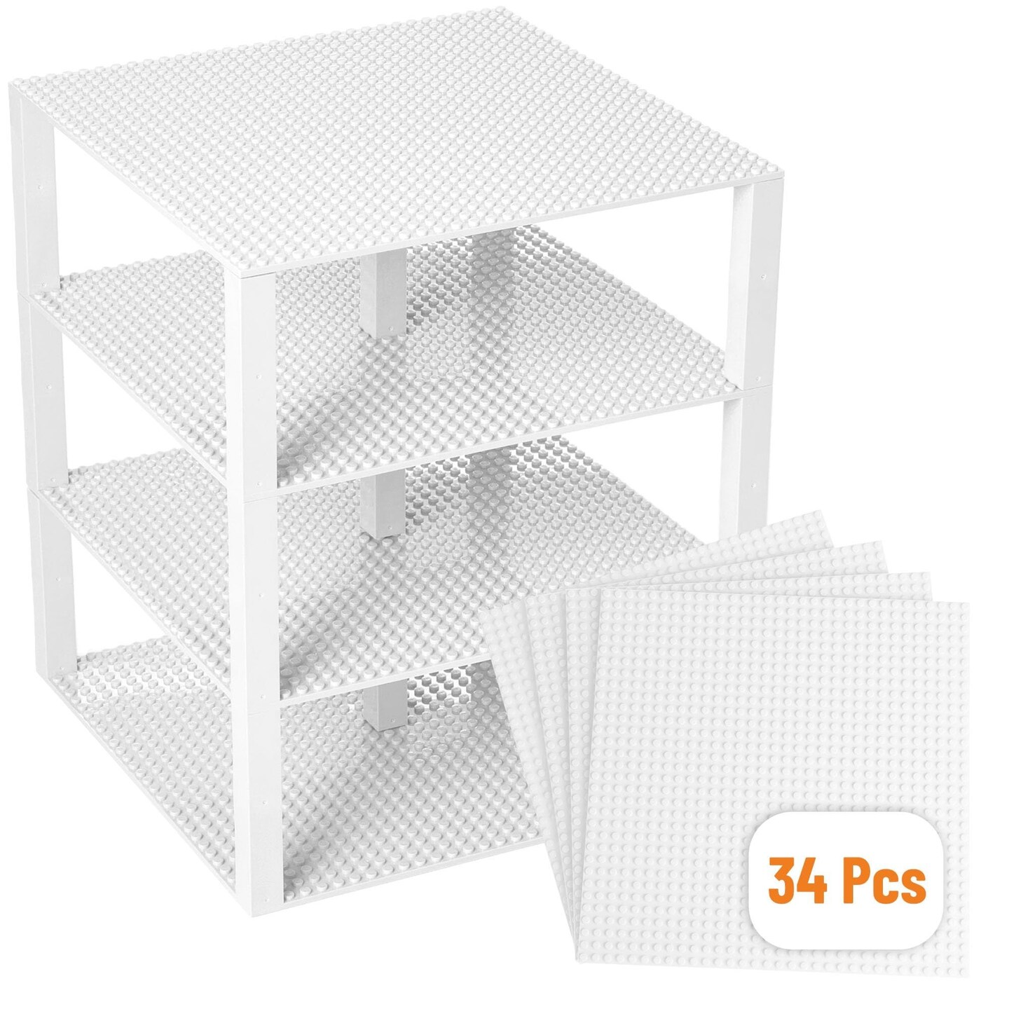 Strictly Briks Classic Stackable Baseplates, Building Bricks For Towers ...