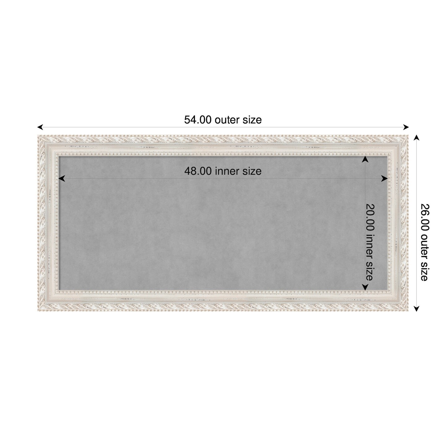 Opera Off White Wood Framed Magnetic Board | Michaels