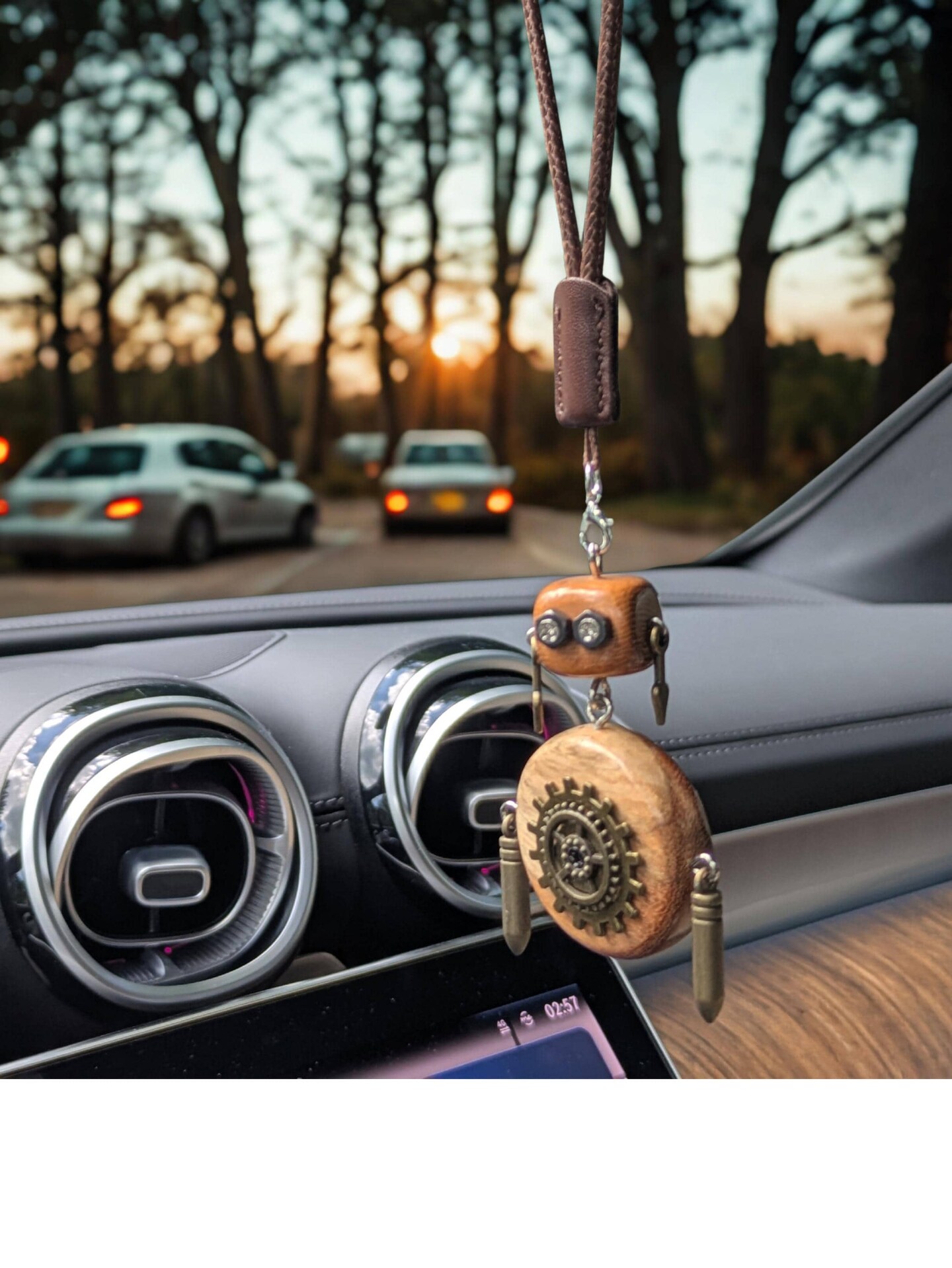 Mechanical Robot Rearview Mirror Accessory Handcrafted Wall Decor ...