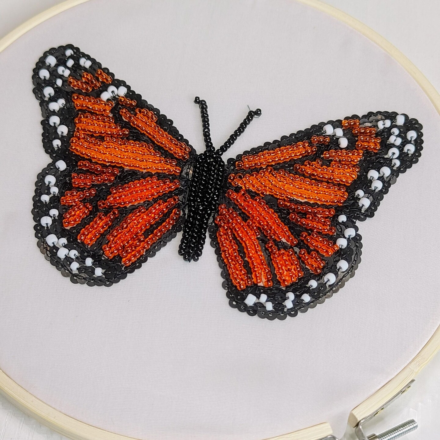 Monarch Butterfly Embroidery Kits DIY Tambour Luneville OR Beading ...