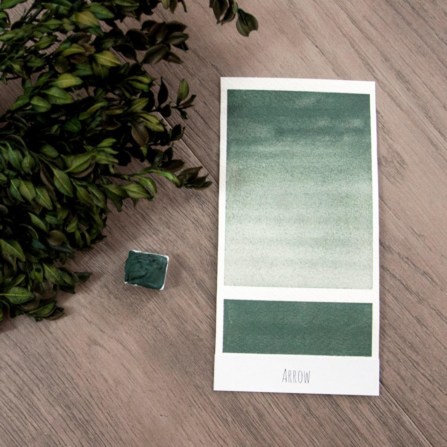 Arrow Matte with Mica Watercolor Paint | Quarter Pan, Half Pan, Full ...