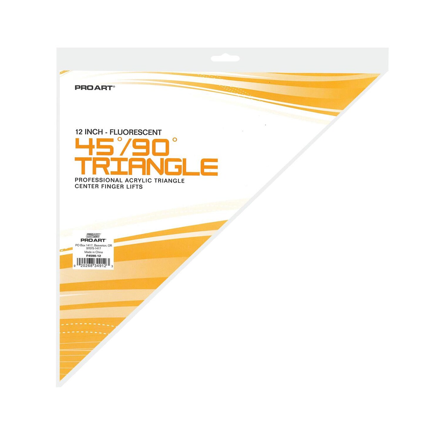 Pro Art Triangle W/finger Lift 12" .080 Fluor | Michaels
