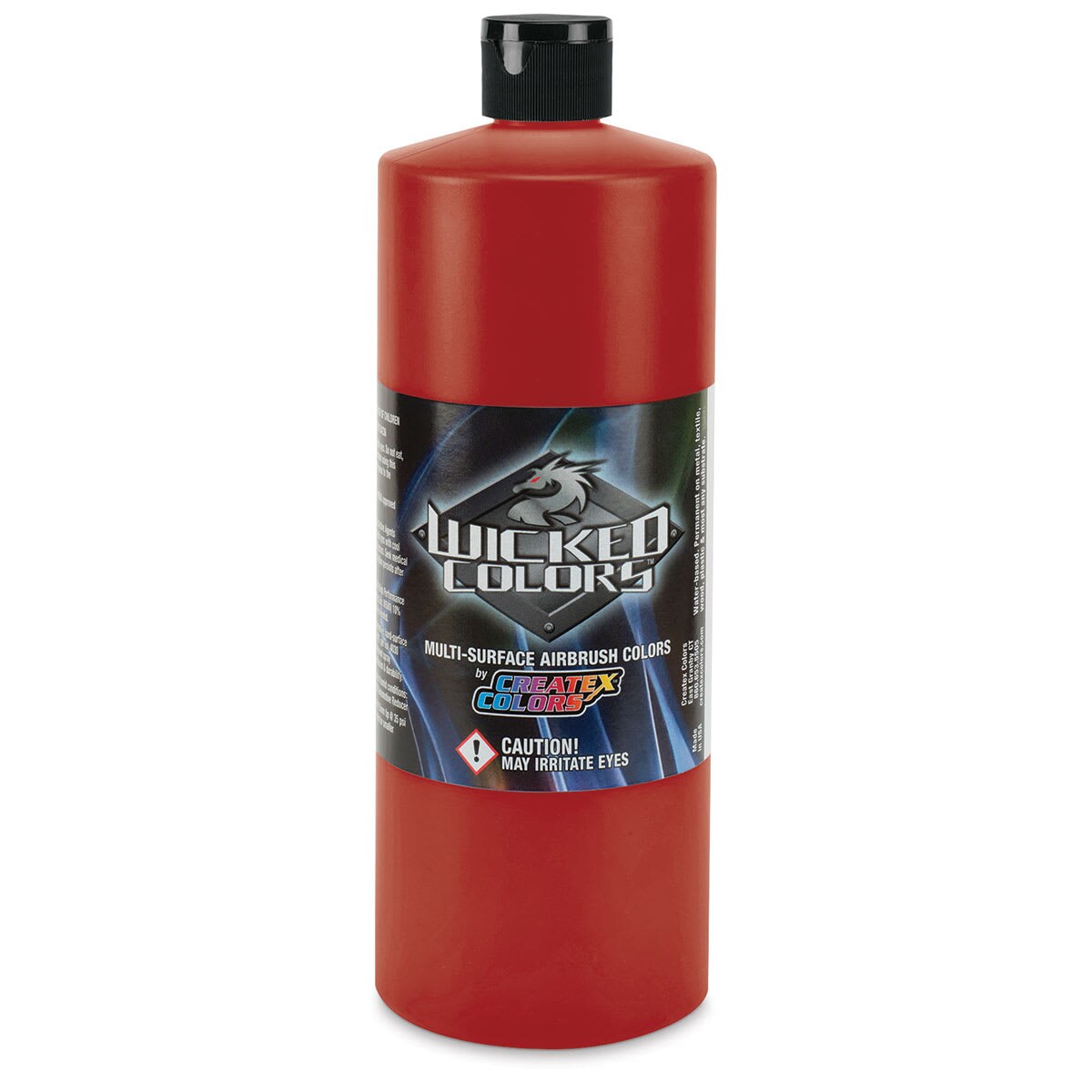 Createx Wicked Colors Airbrush Color - 32 oz, Crimson, Color: Red ...