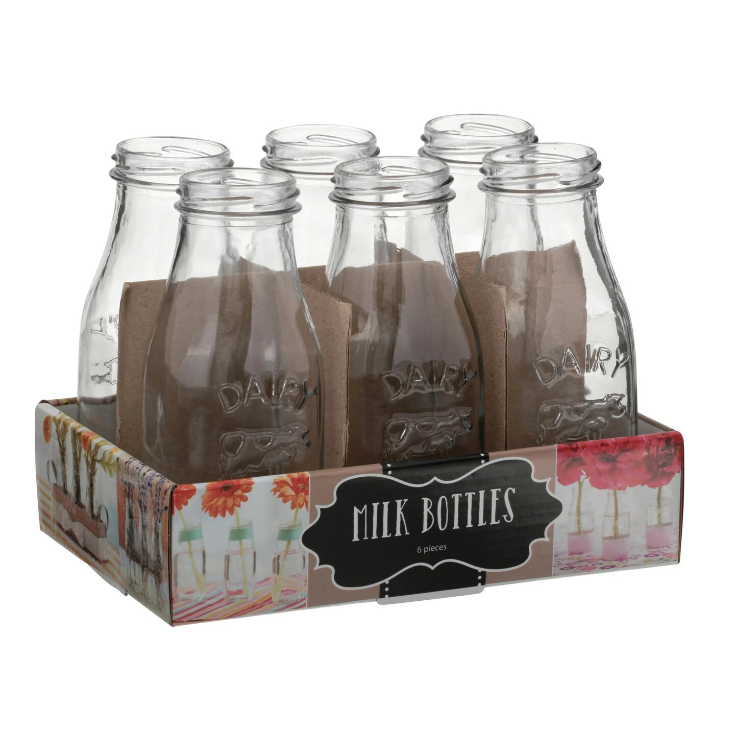 Leisure Arts Milk Bottle 6.25" 6 pack | Michaels