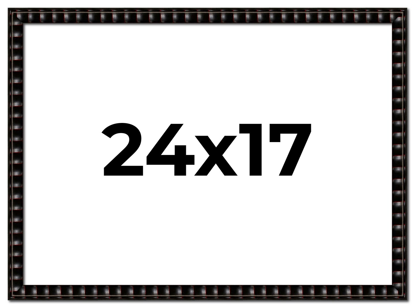 24x17 Bamboo Picture Frame with UV-Resistant Acrylic & Acid Free ...