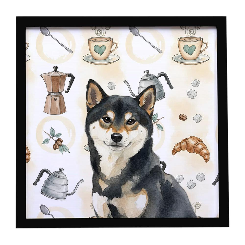 Edge Collections - 8" x 8" - Multicolor - Coffee Bar Themed Framed ...