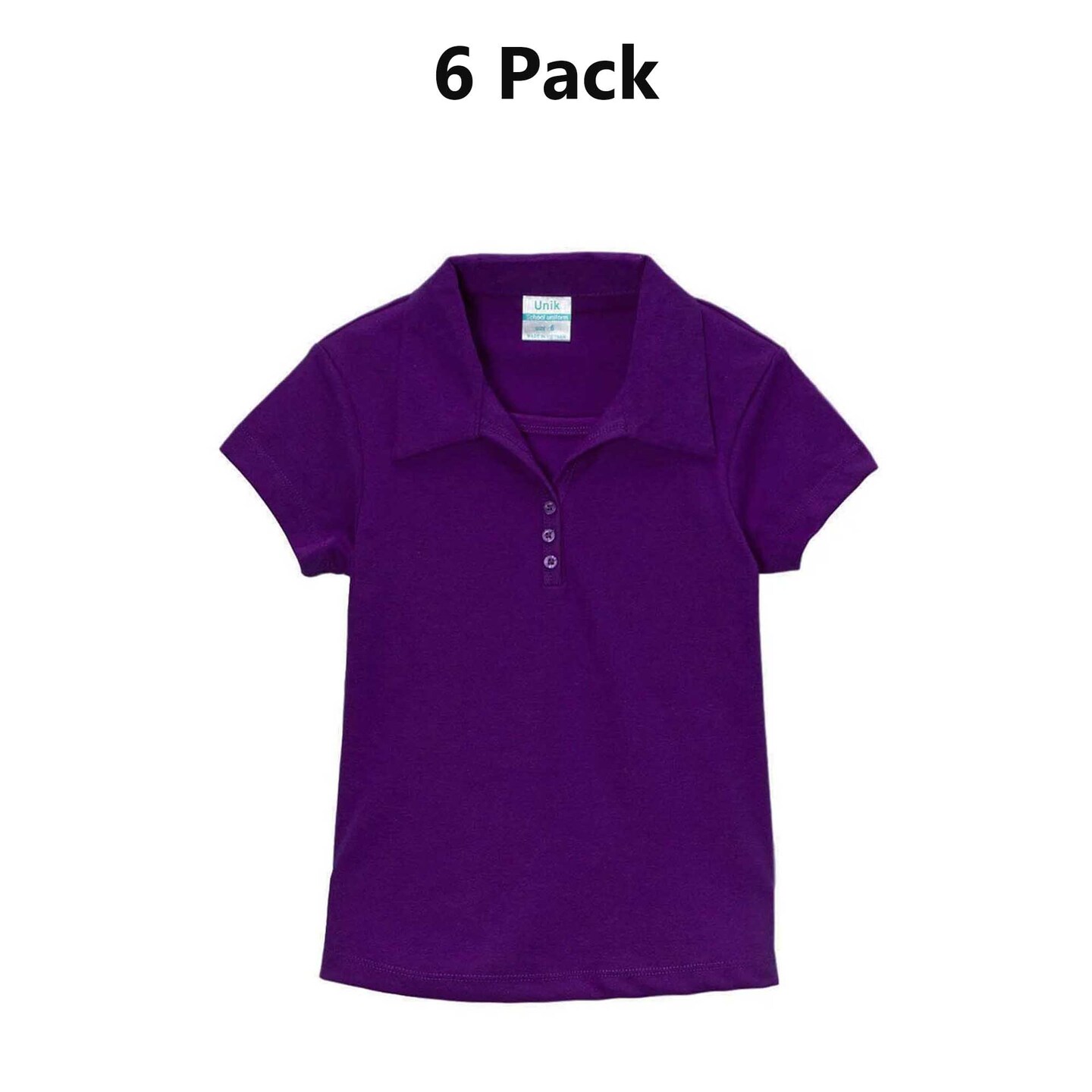Girl's Uniform Triple Button Shirt | Michaels
