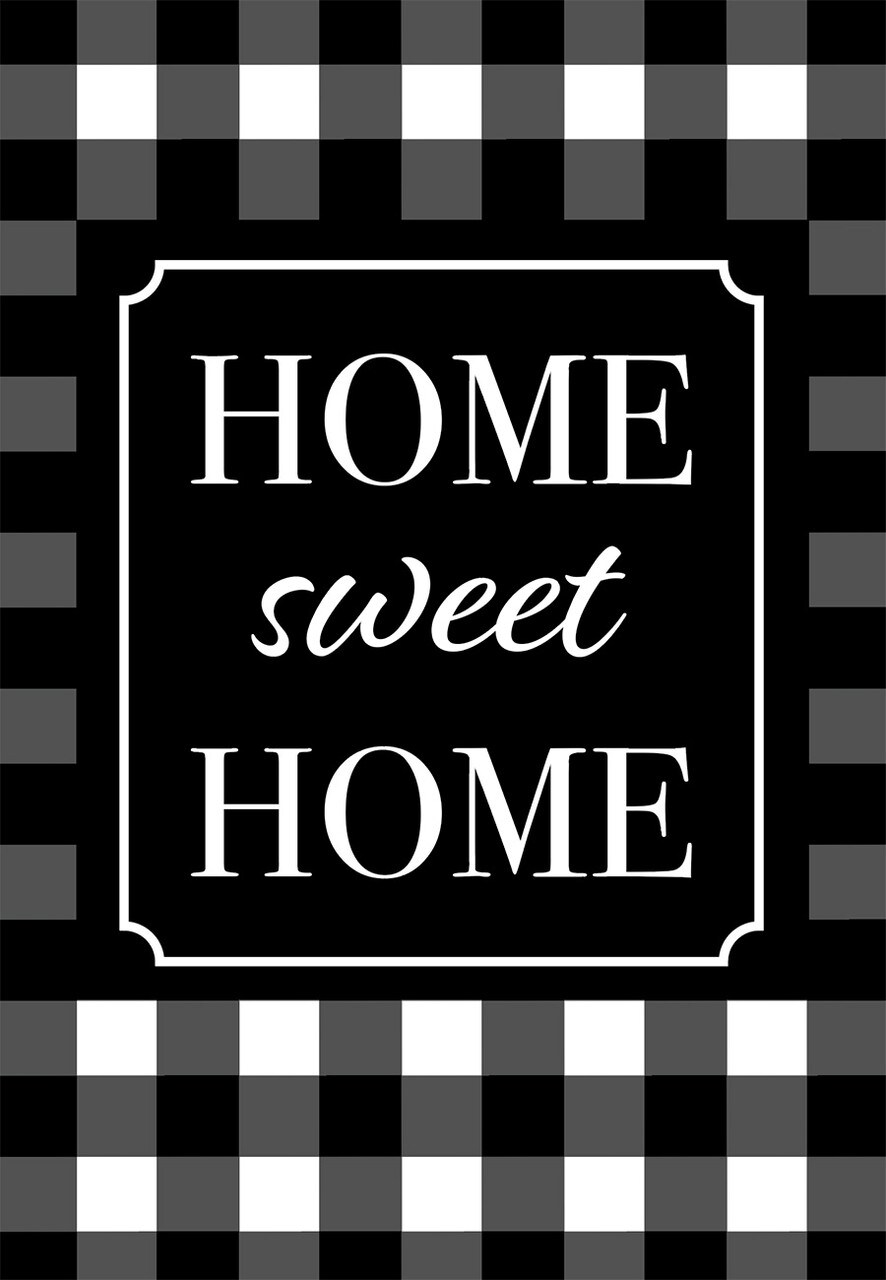 Home Sweet Home Checkers Spring Garden Flag, Model: GFBL-G01284 | Michaels