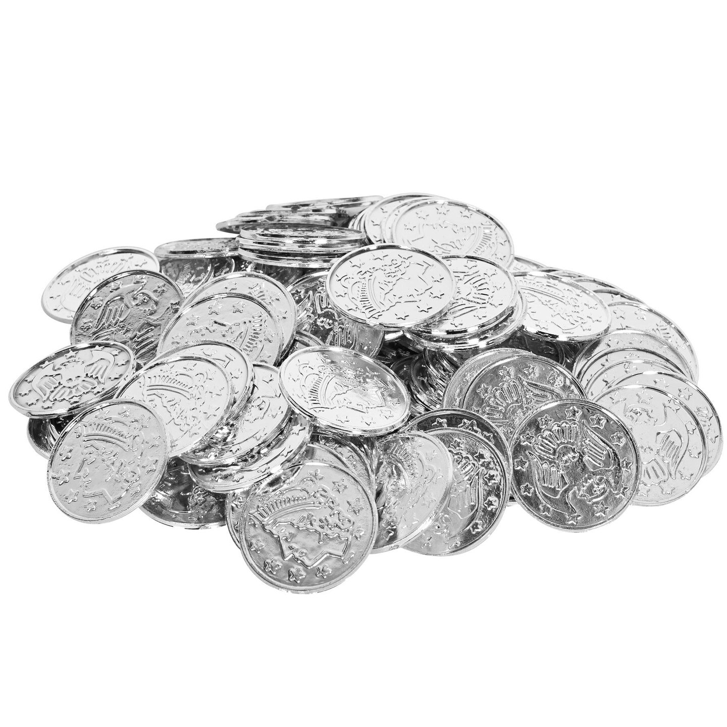 1200 Pack Beistle Plastic Party Coins - silver | Michaels