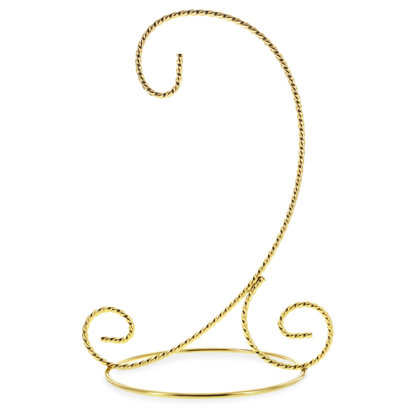 Twisted Wire Gold Metal Ornament Stand Display 7.2 Inches (Taiwan ...