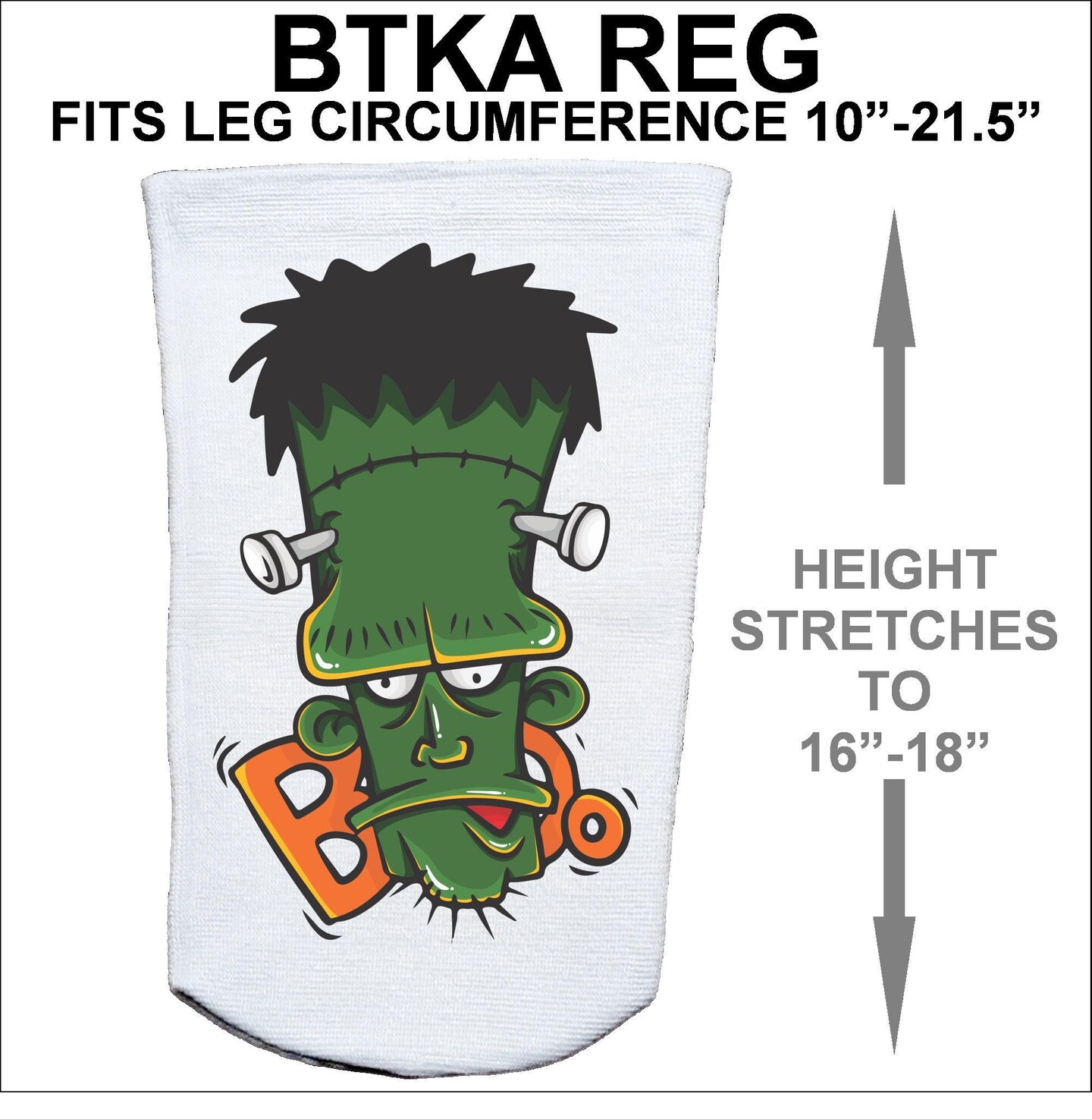 Amputee Sock “Frankenstein Head”, 3PLY Residual Limb, Stump Sock ...