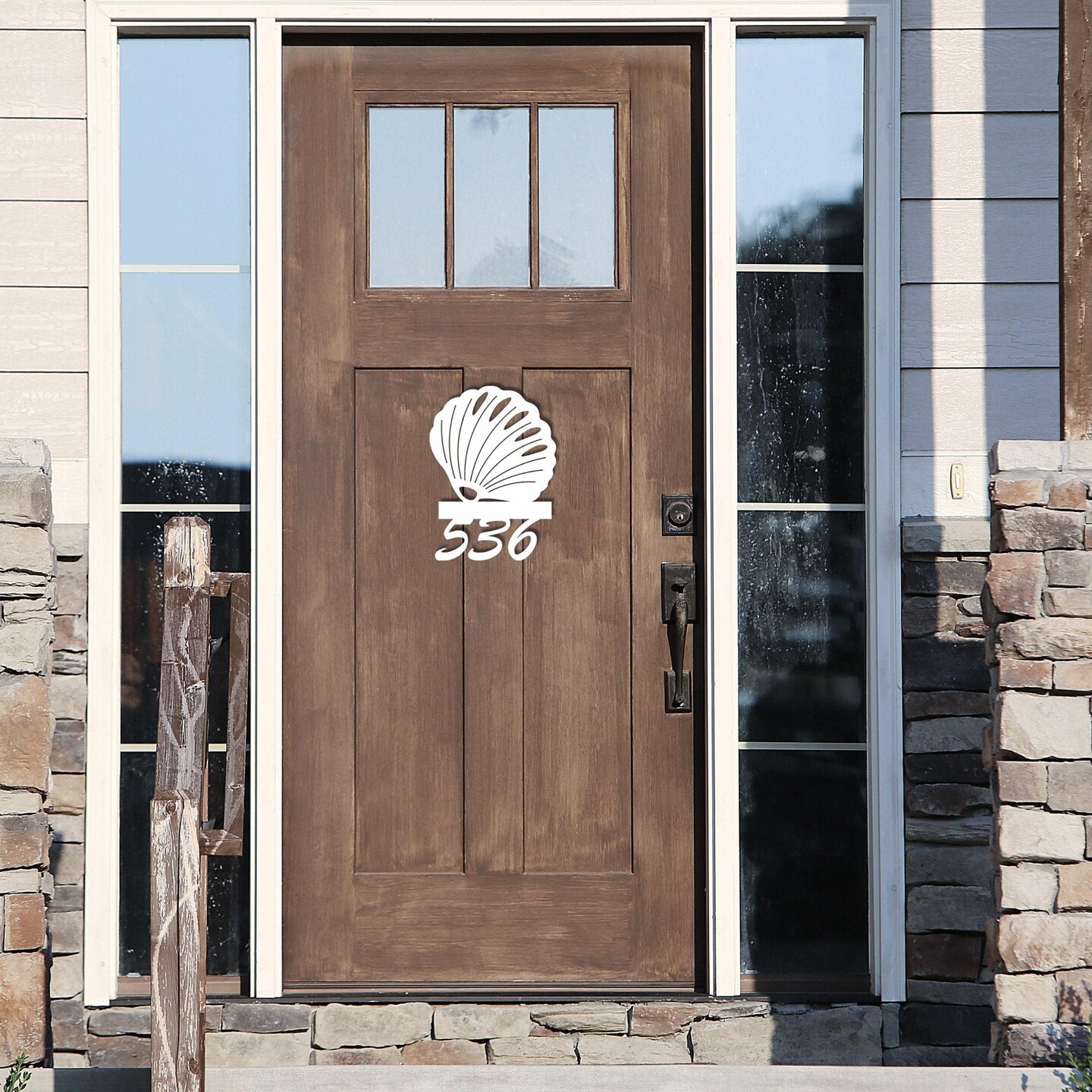 House Number Sign, Seashell, Address Plaque, Address Sign, Custom ...
