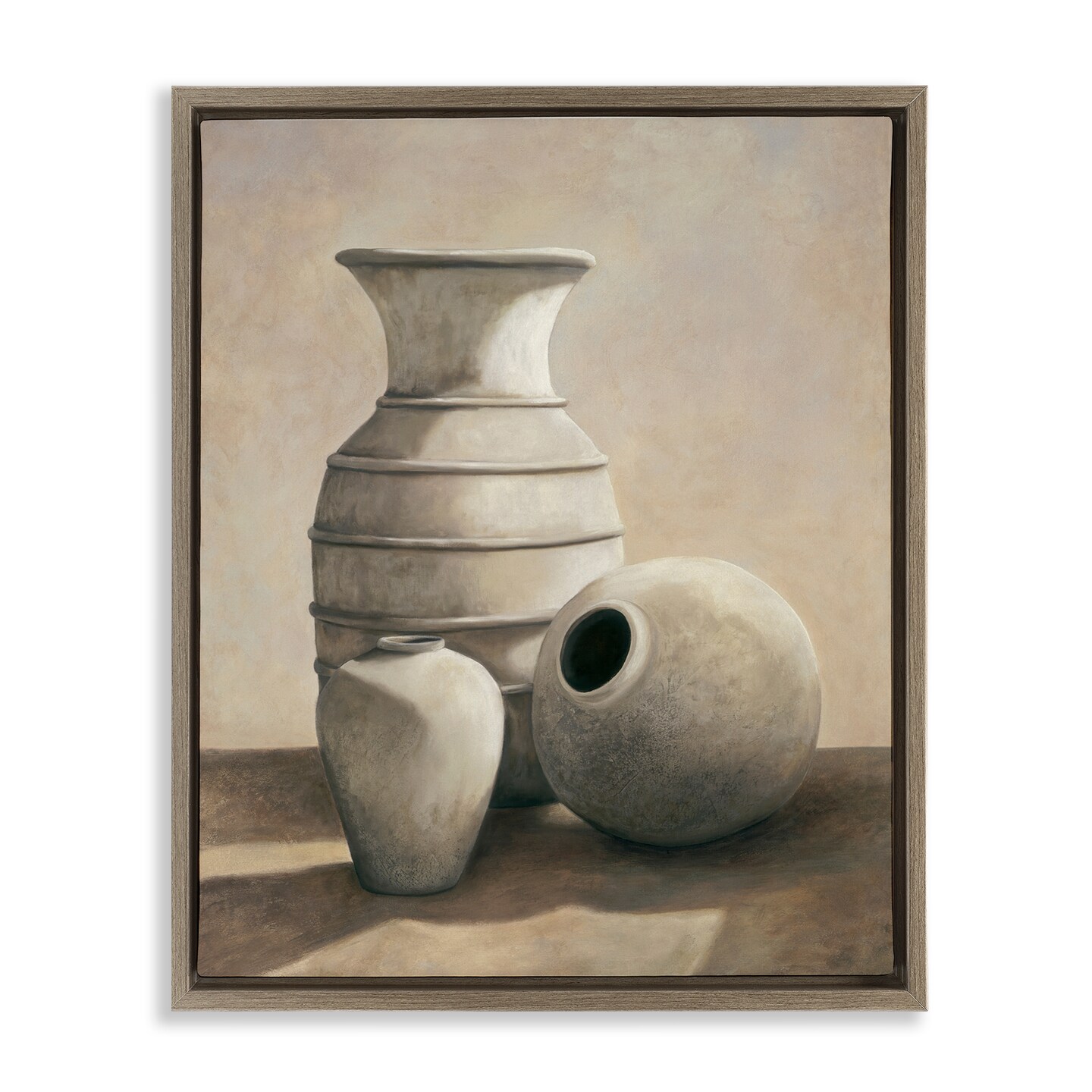 Stupell Industries Traditional Vessels Still Life Floating Frame Design ...
