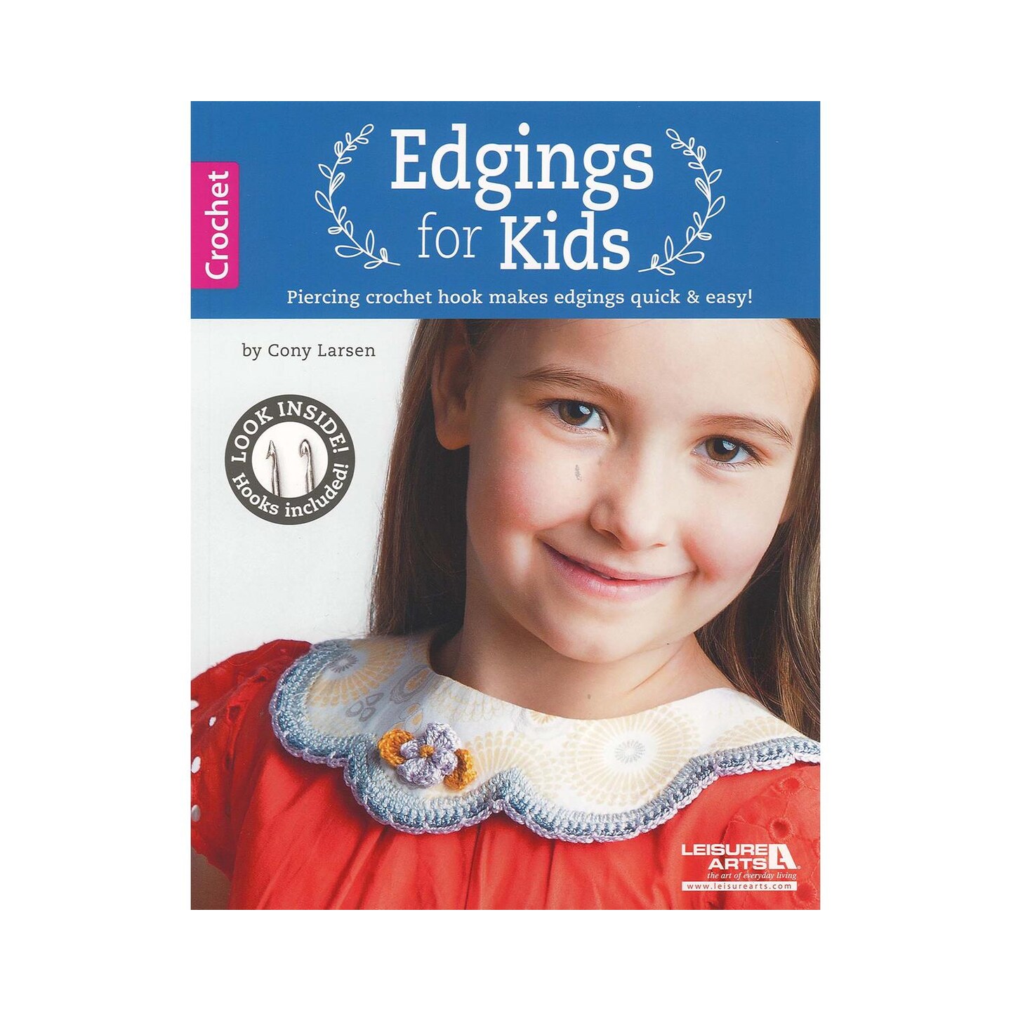 Leisure Arts Edgings For Kids With Crochet Hook Crochet Book, Book ...