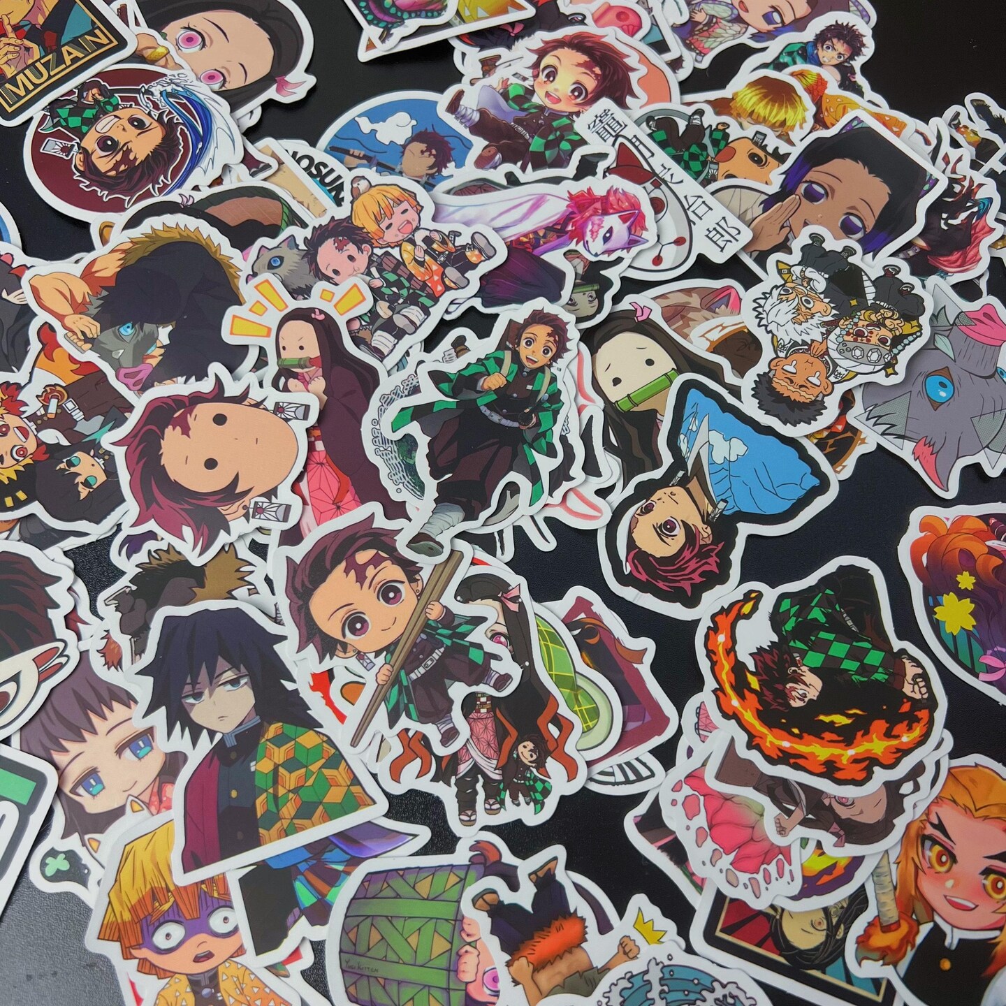 Demon slayer stickers, 100 demon slayer anime stickers, waterproof ...