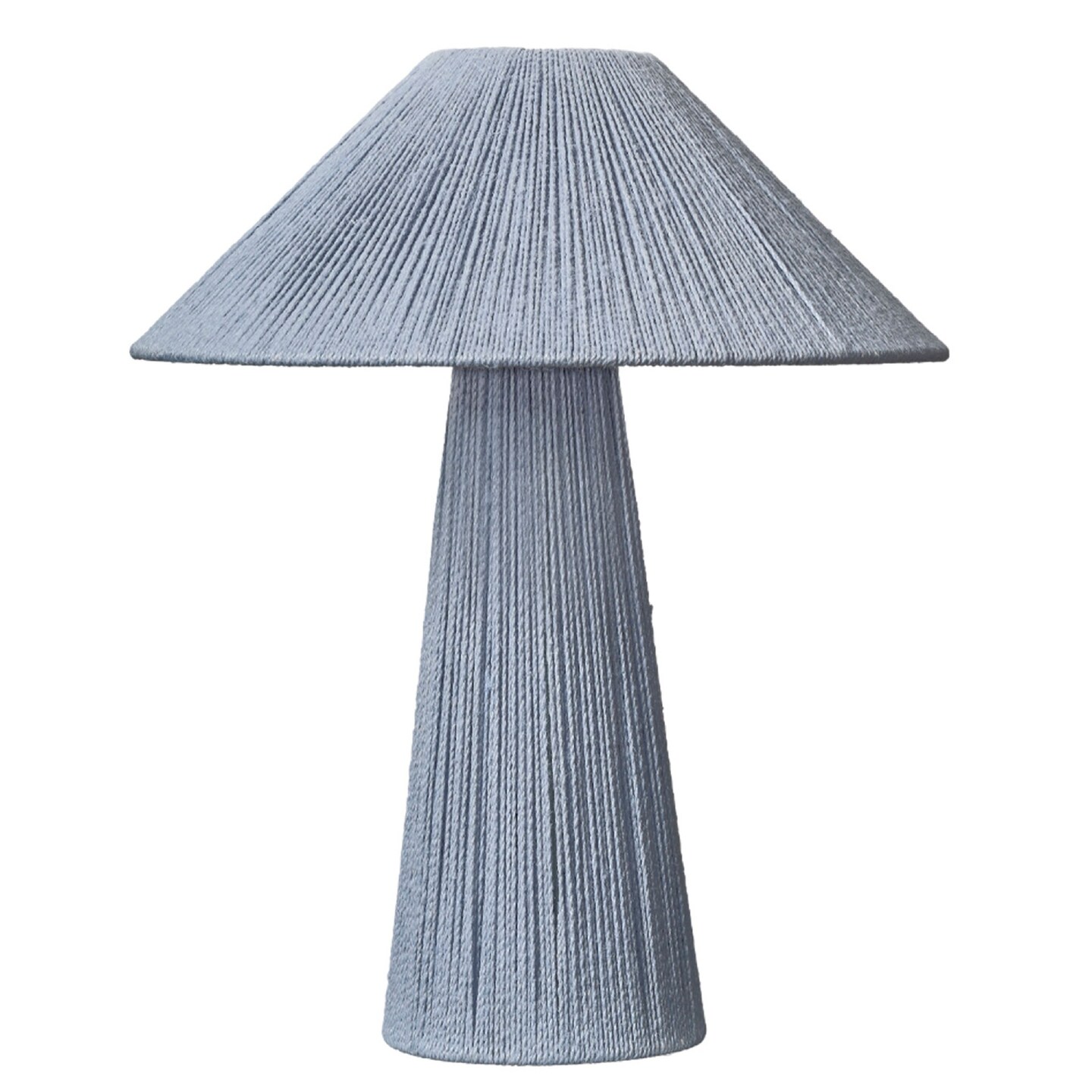 Jamie Young Company Table Lamp with Thread Cone Shade - 18" - Blue ...