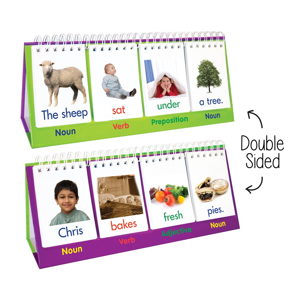 Junior Learning Sentence Flips Double-Sided Flip Stand, Ages 4-6 ...