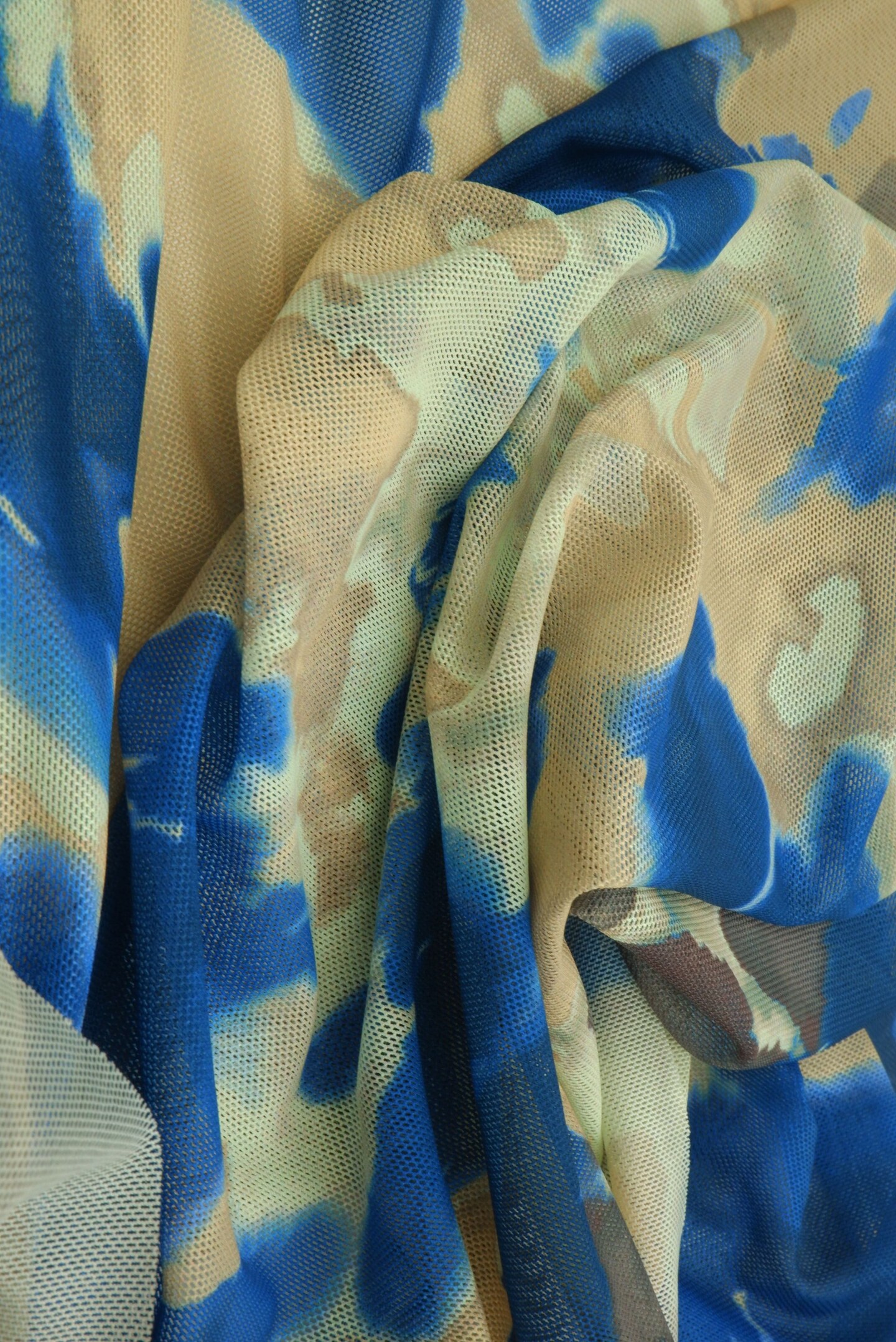 Digital Abstract Mesh Fabric Lightweight Stretch Sheer, 54” Wide for ...