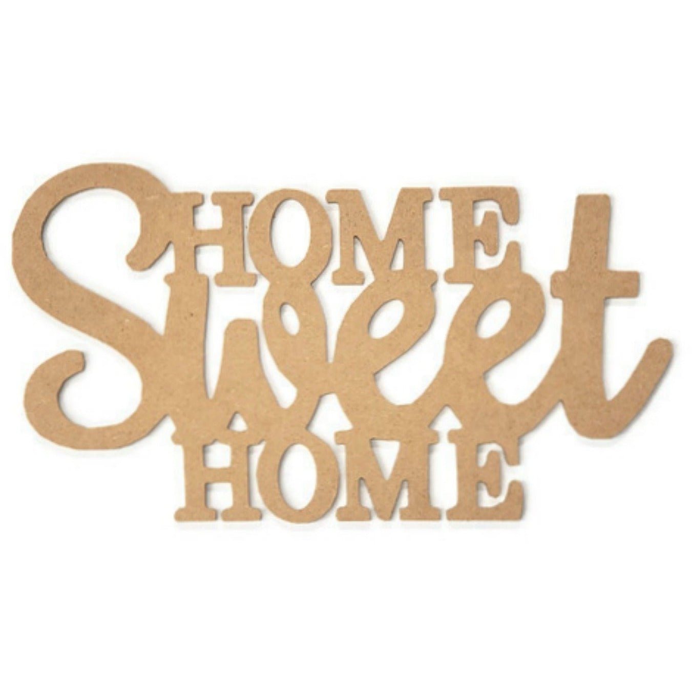 Home Sweet Home Word Wood Cutout | Michaels