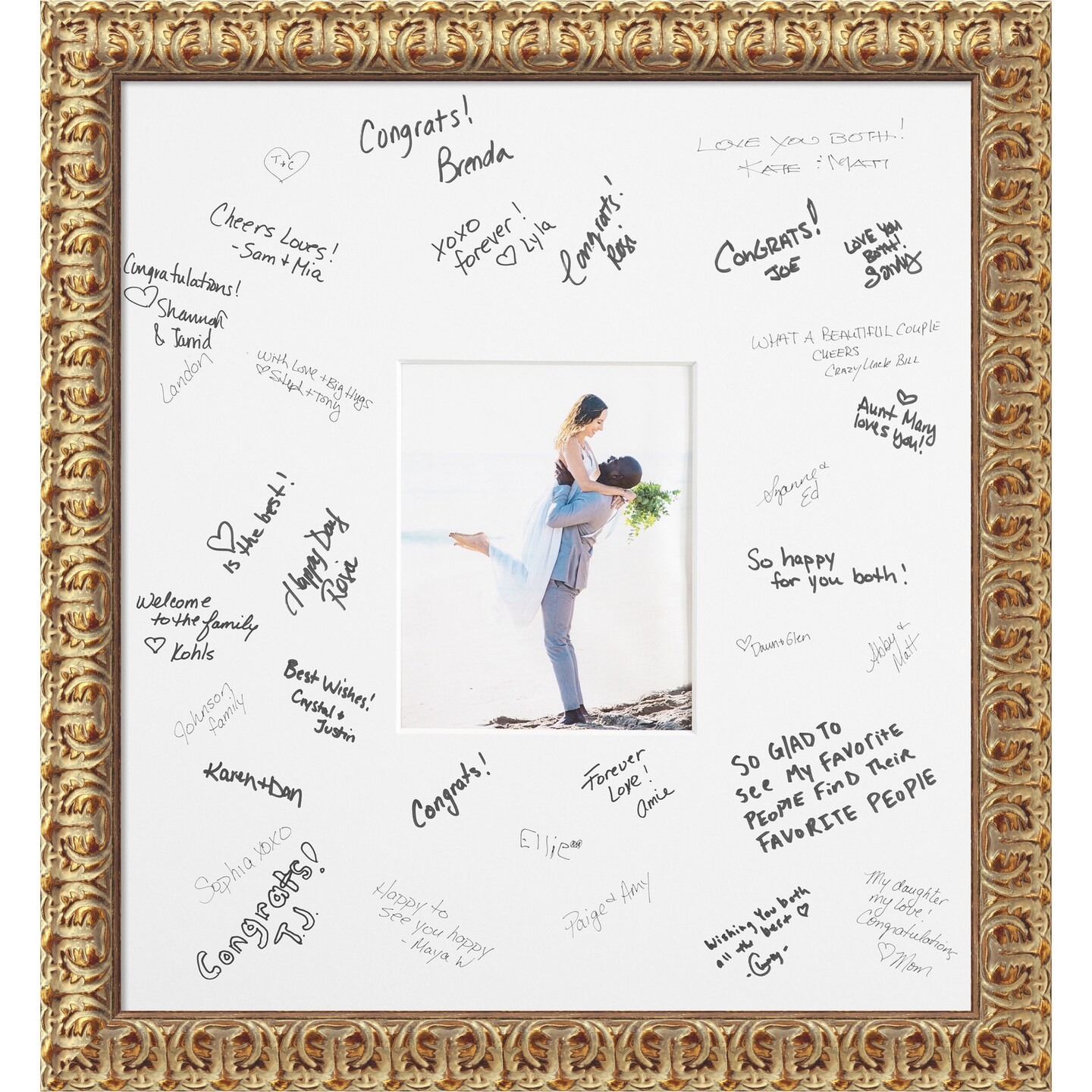 Florentine Signature Mat Picture Frame, Photo Frame Wedding Guest Book ...
