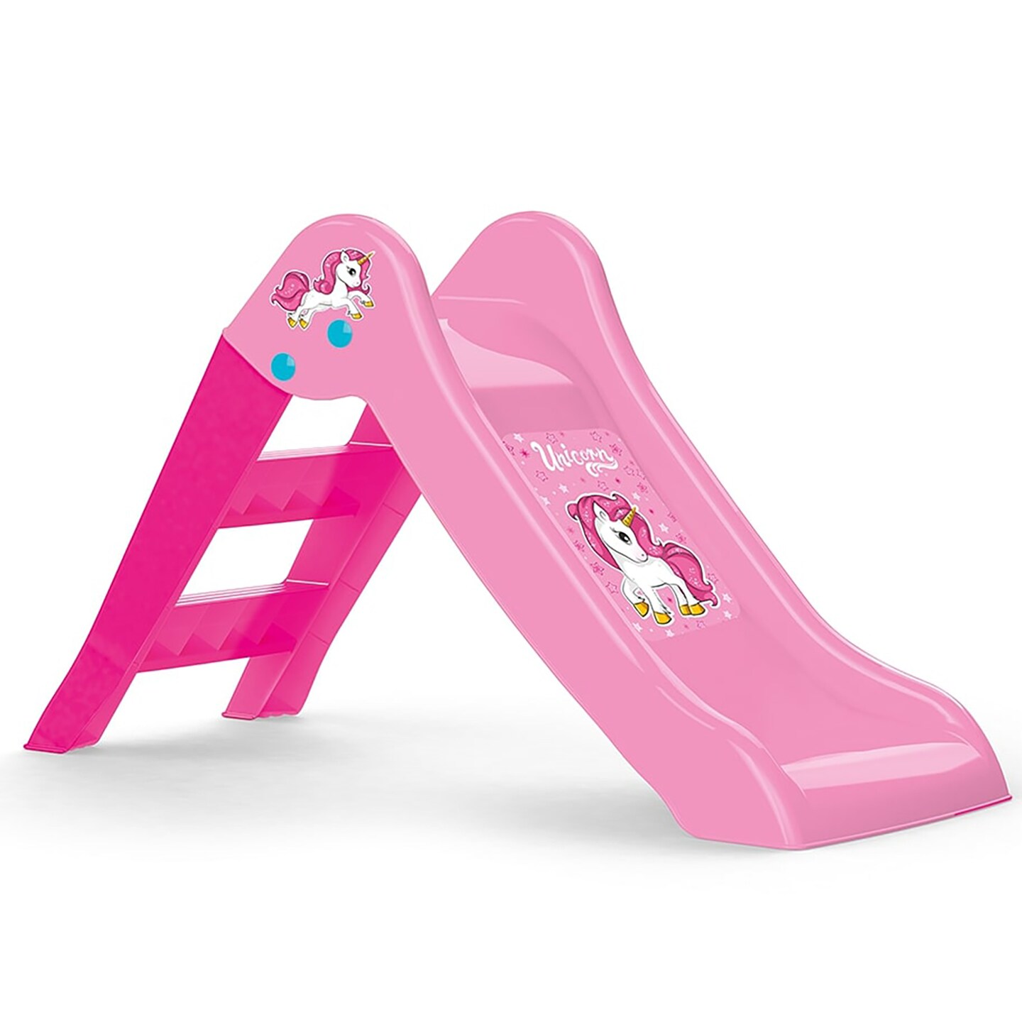 Dolu: My First Slide: Unicorn & Pink - Indoor/Outdoor Toy, Foldable Slope, 2 Step Ladder ...