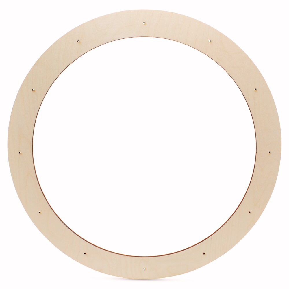 Wood Wreath Form, Multiple sizes available, Wood Rings for Crafts ...