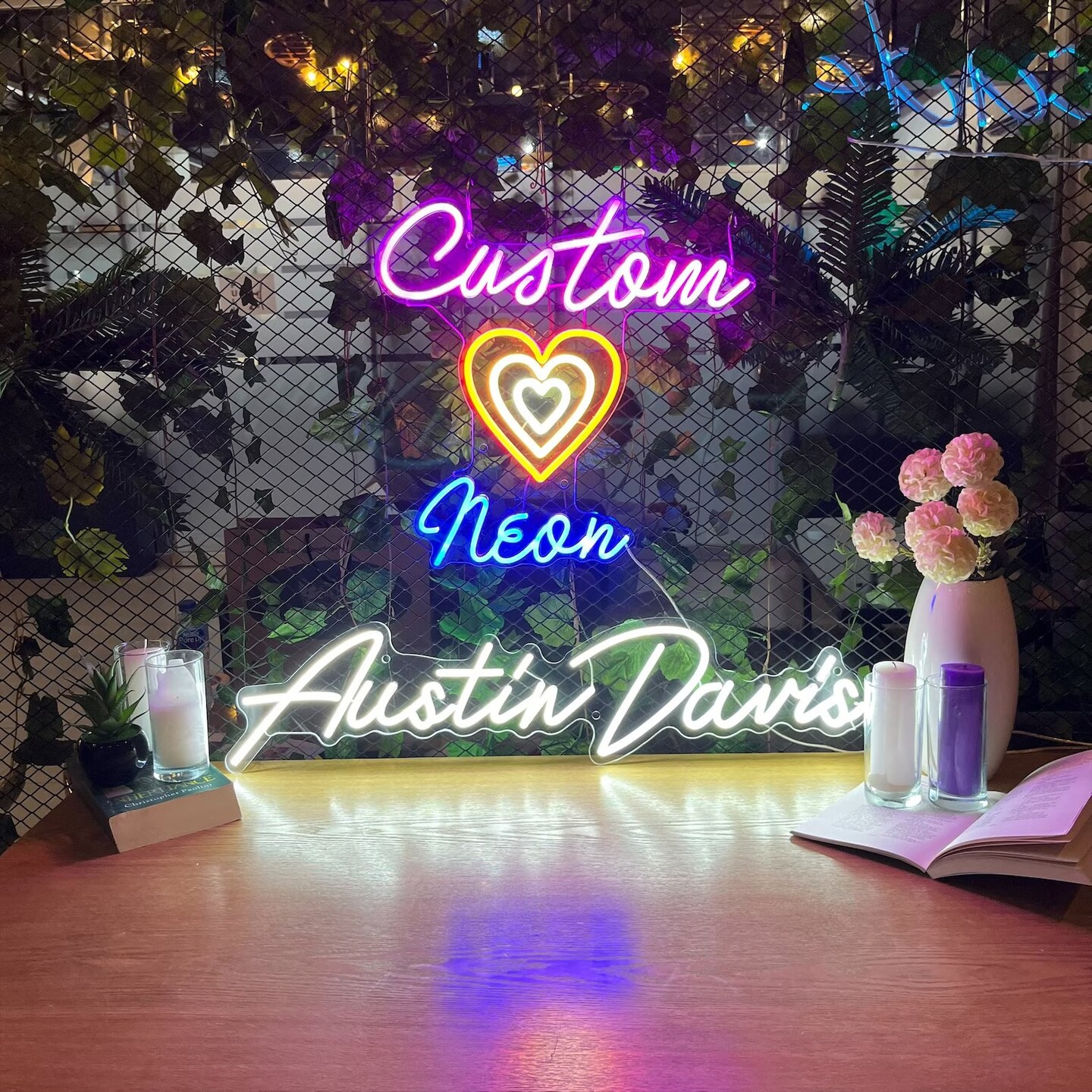 Custom Neon Sign | Neon Sign | Personalized Gifts | Wedding Signs ...