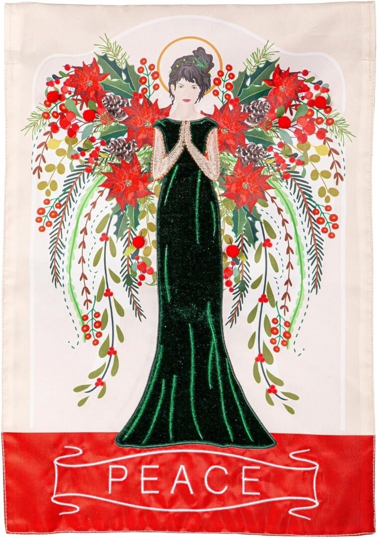 Floral Angel Garden Flag 2 Sided | Michaels