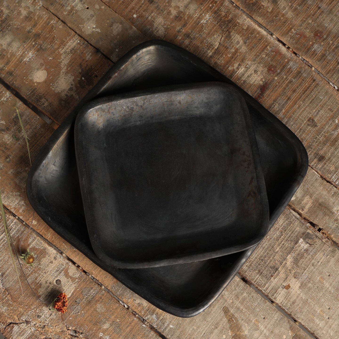 Handcrafted Longpi Pottery Square Plate - 7.5" X 7.5" | Michaels