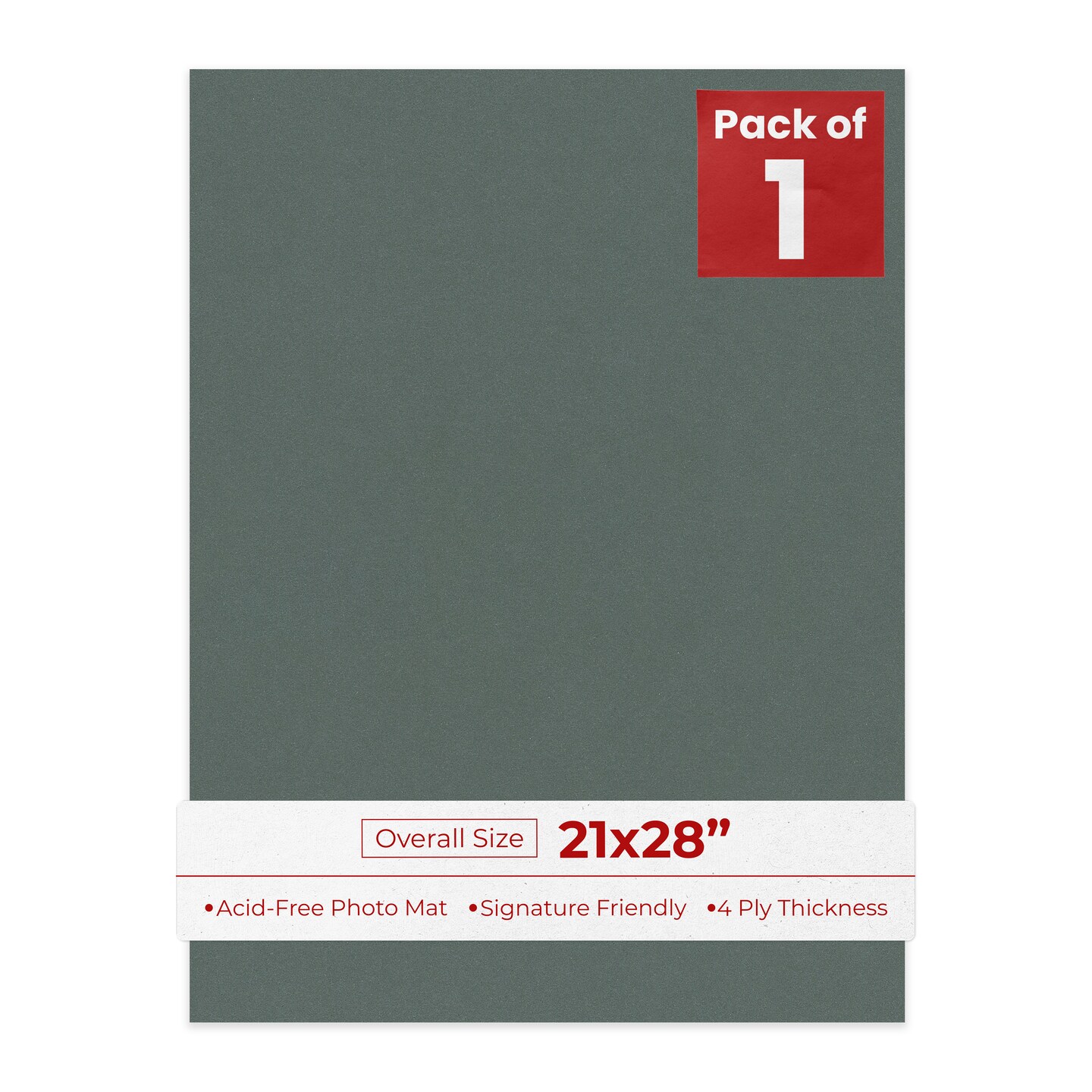 Granite Gray 21x28 Uncut Mat Board - Blank Sheets, No Opening, Color ...