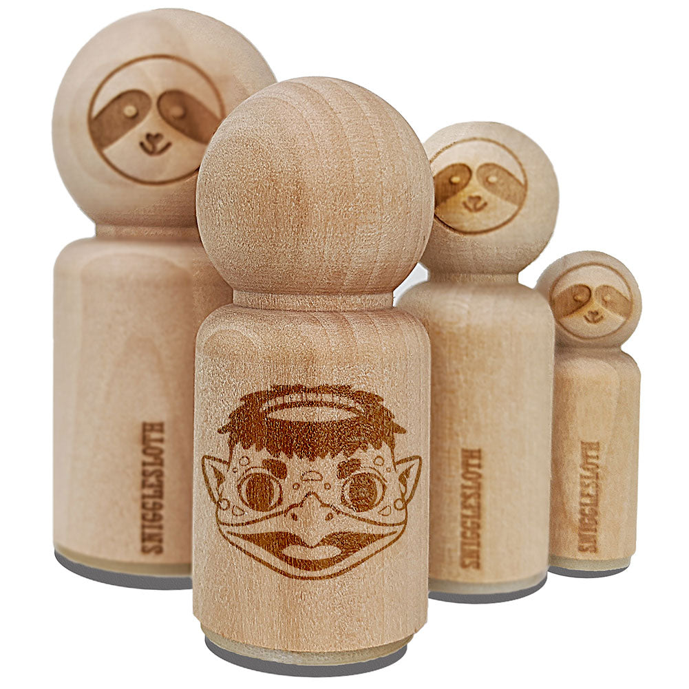 Kappa Yokai Japanese Water Demon Creature Rubber Stamp for Stamping ...