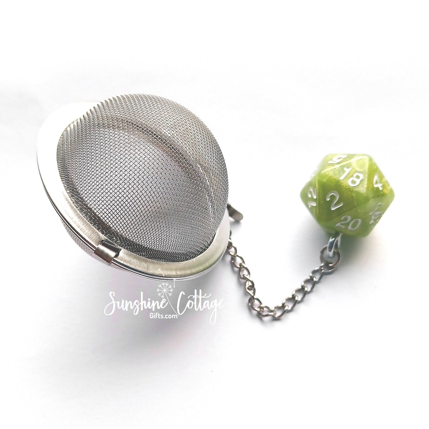 Tea Infuser With D20 Gaming Dice, For Loose Leaf Tea Brewing ...