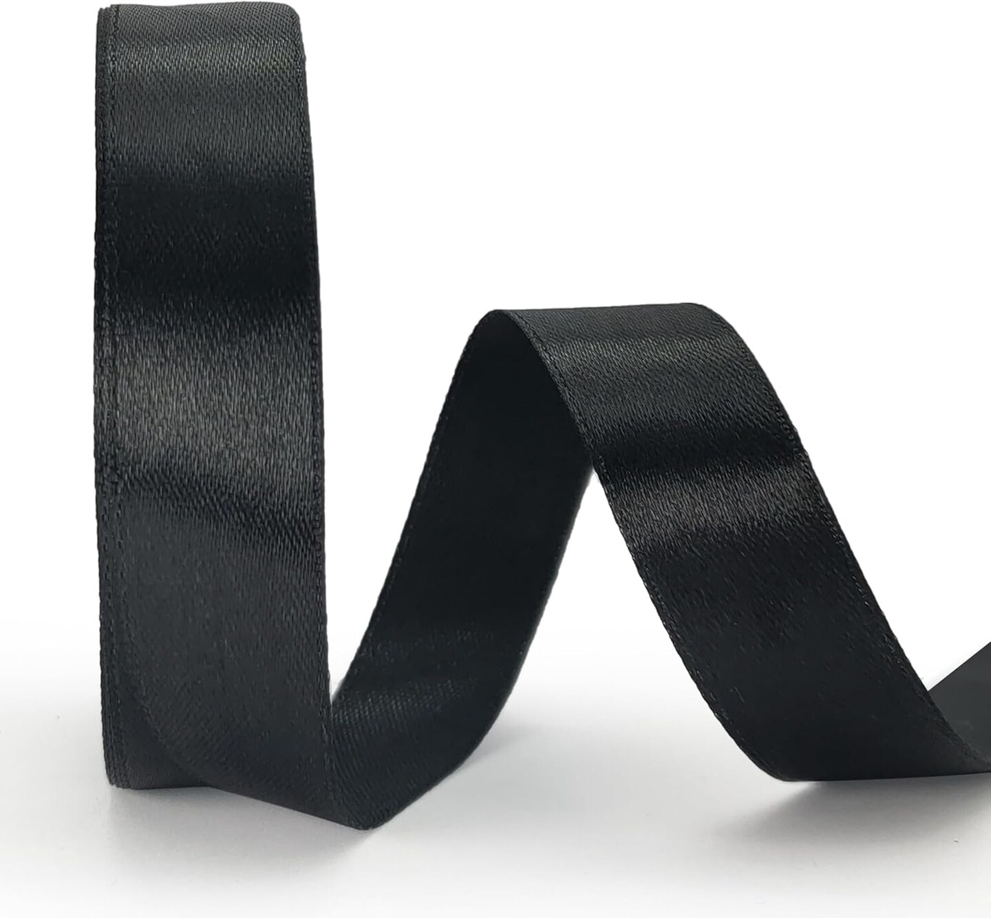 Black Ribbon 3/4 Inch, 25 Yards/roll Solid Satin Ribbon | Michaels