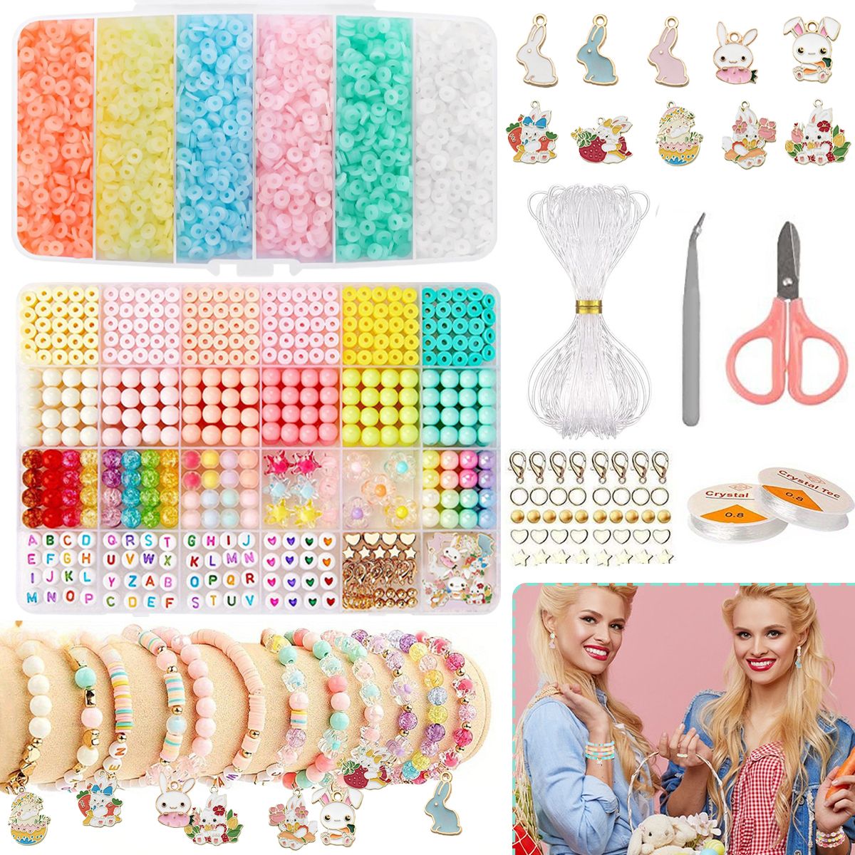 Upseller - Large - Multicolor - Easter Bunny Beading 8243 pcs ...