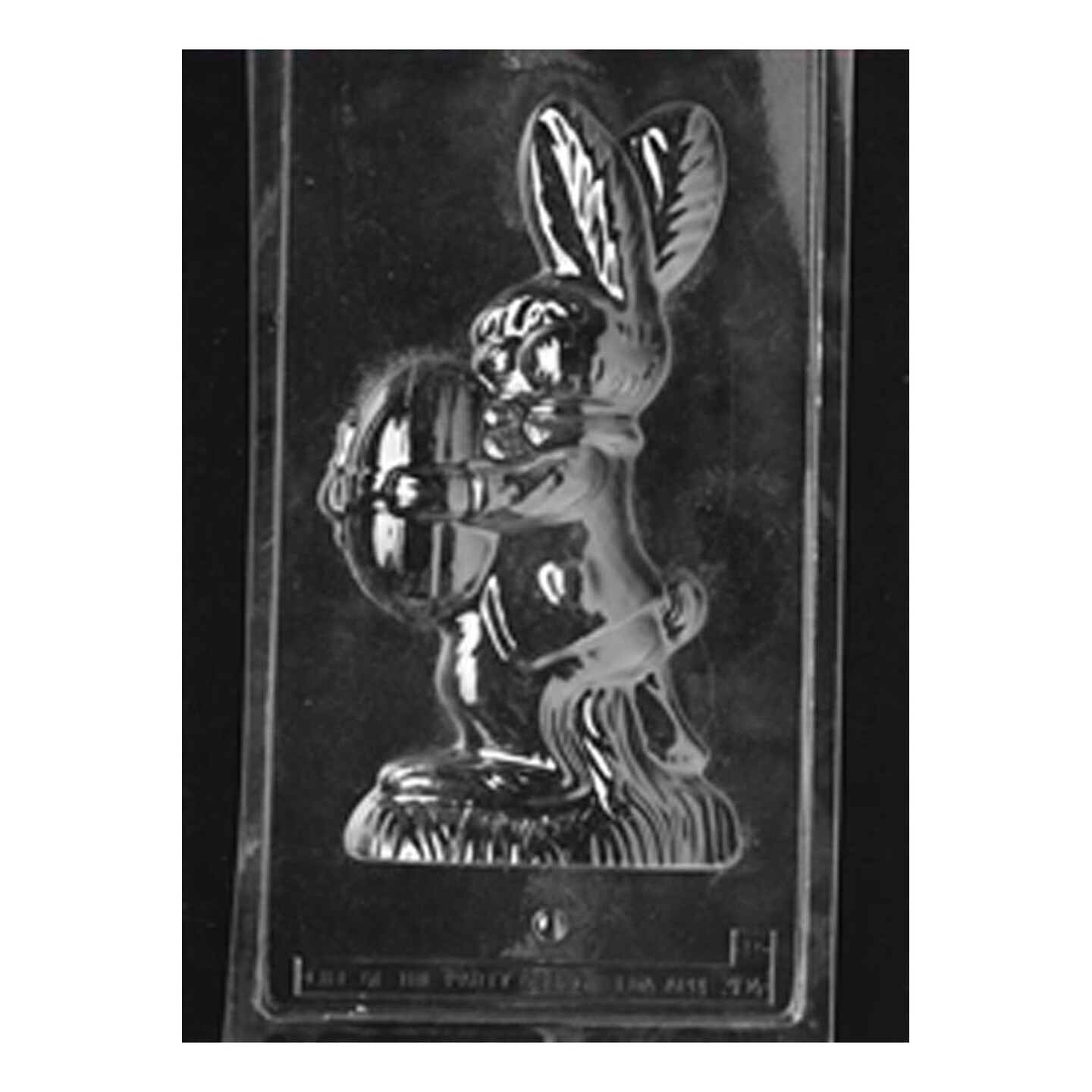 3D Jumbo Bunny with Egg Chocolate Mold Side B | Michaels
